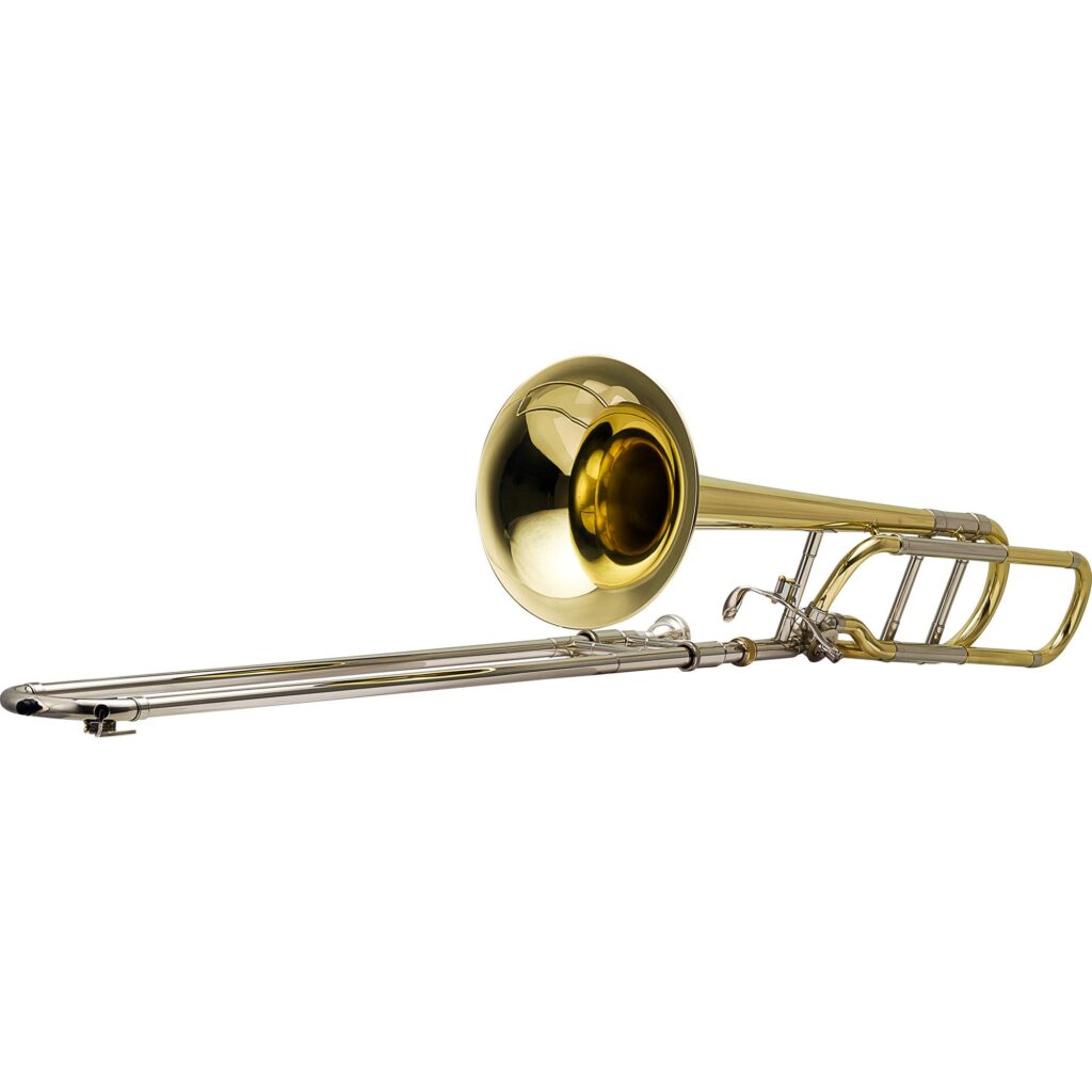 Trombone de Vara Tenor Bb/F HSL-801L Laqueado HARMONICS - Loja Alldaz